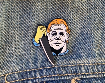 Michael Myers Inspired Halloween Enamel Pin Set - Horror Movie ...