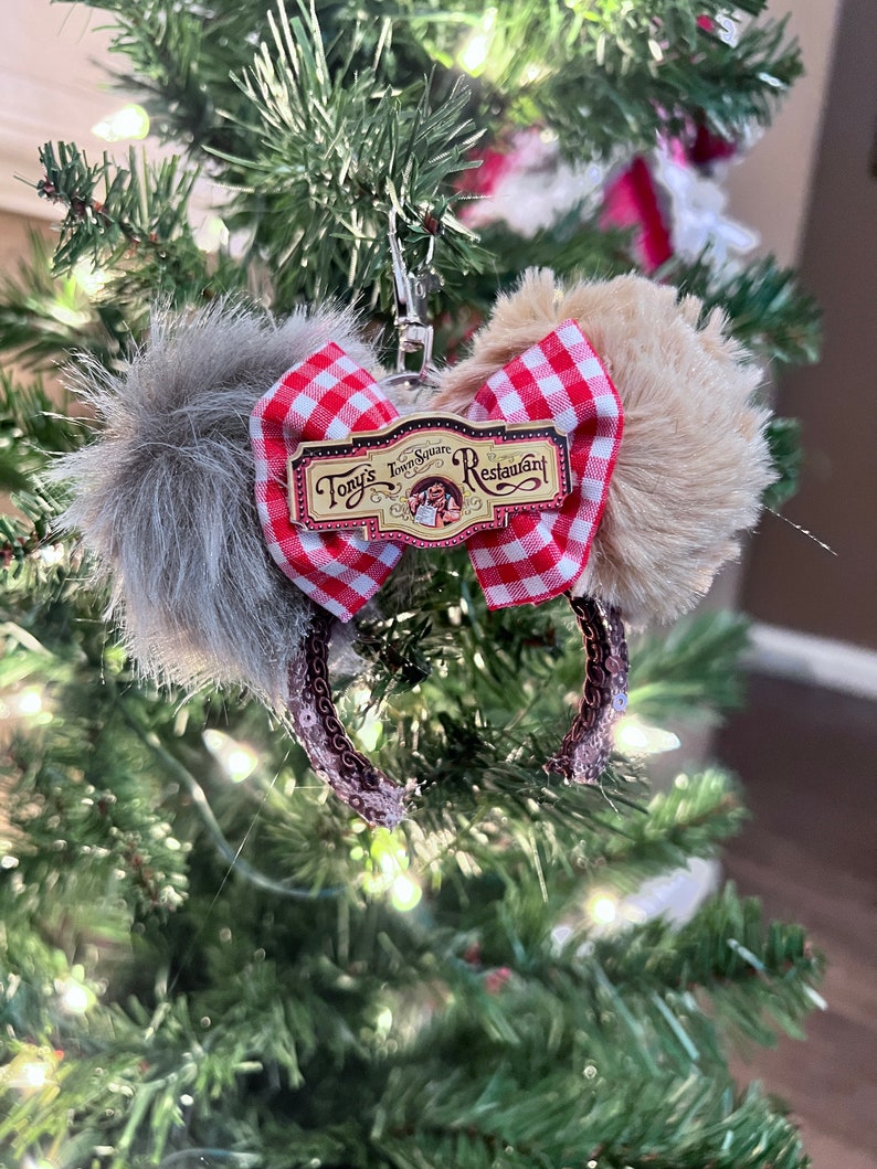 Lady and the Tramp Inspired Mickey Ears Key Chain Disney Key - Etsy