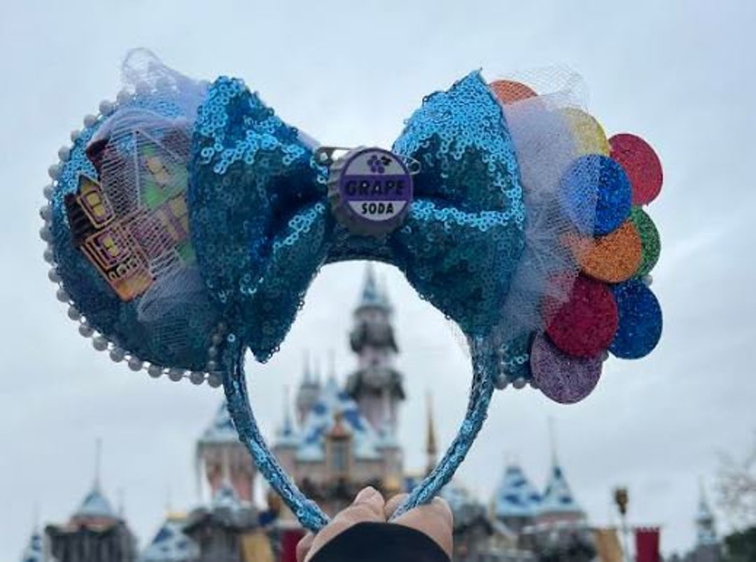 Up Inspired Mickey Ears, Carl & Ellie's House Ears, Grape Soda Pin Ears ...