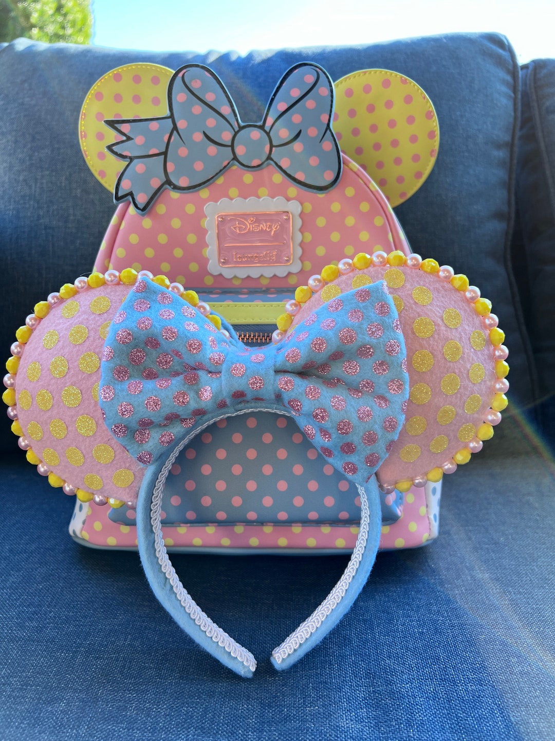 Pastel Polka Dot Mickey Ears, Mickey Ears, Minnie Ears, Disney Ears ...