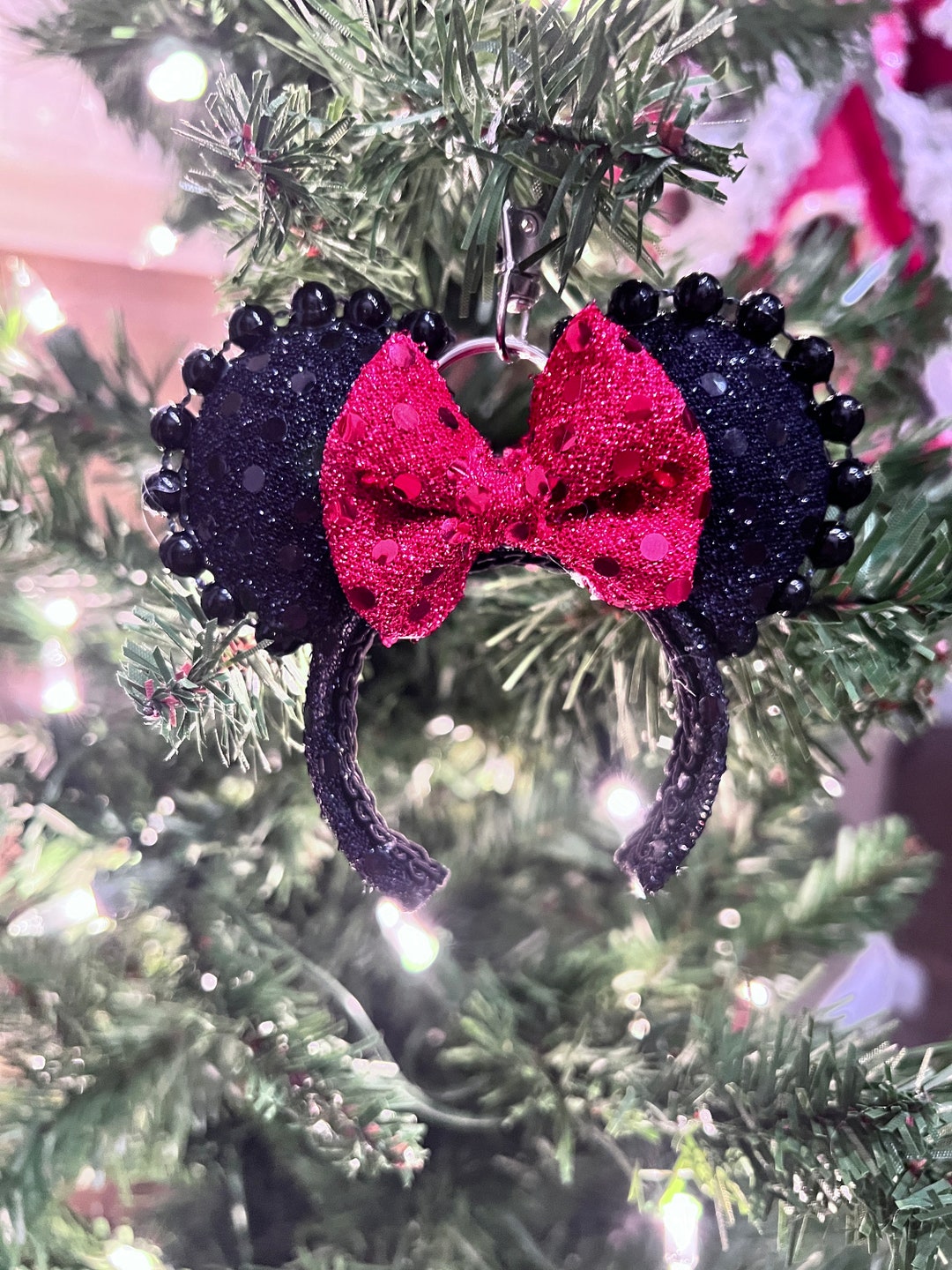 Mickey Ears Inspired Key Chain, Disney Key Chain, Minnie Key Chain ...