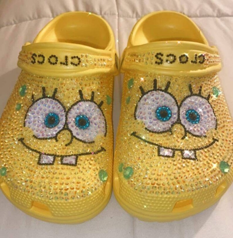 Spongebob Crocs, Minion Crocs, Custom Crocs, Bling Crocs, Create Your ...