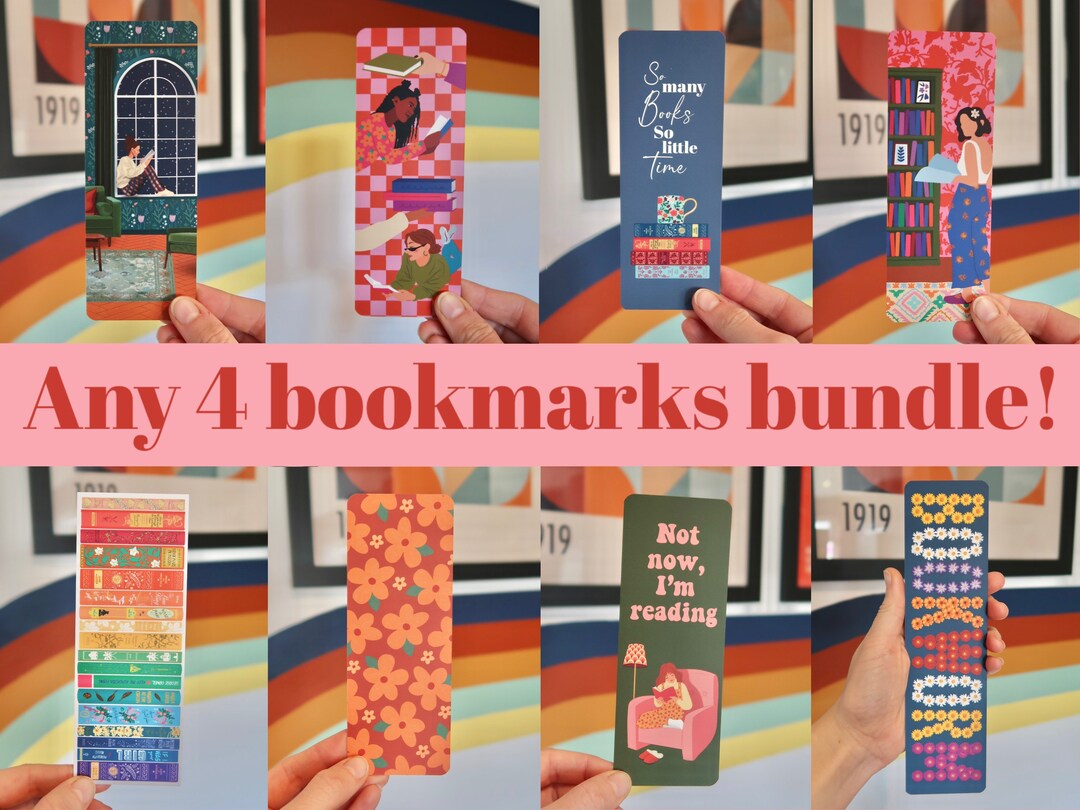 Pretty Bookmark Bundle Bookmark Gift Set Bookmarks for Women Book Lover ...