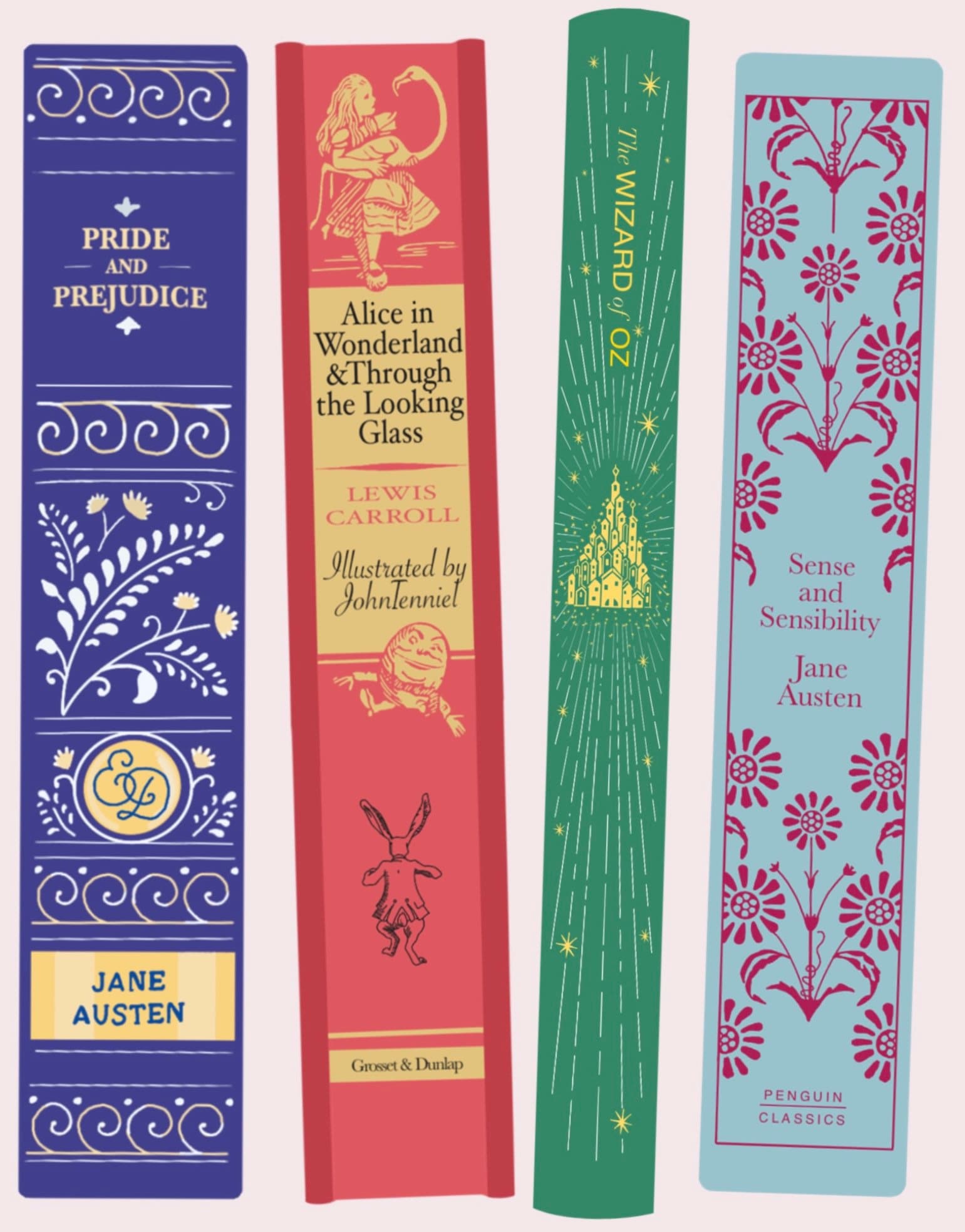 Pretty Book Spines Print Gifts for Book Lover Women - Etsy