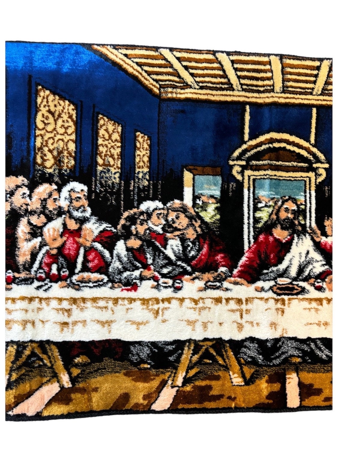 Vintage 1970s Last Supper Tapestry and Wall Hanging Made in Italy - Etsy