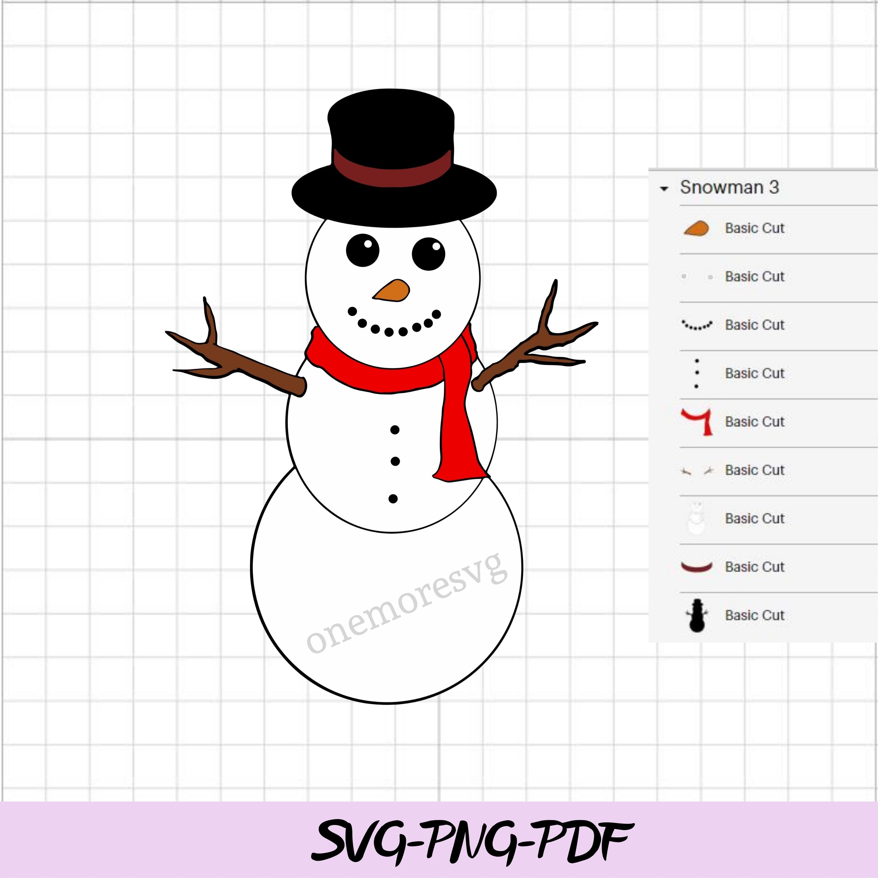 Snowman Svg Files for Cricut, Snowman Svg Bundle, Christmas Svg ...