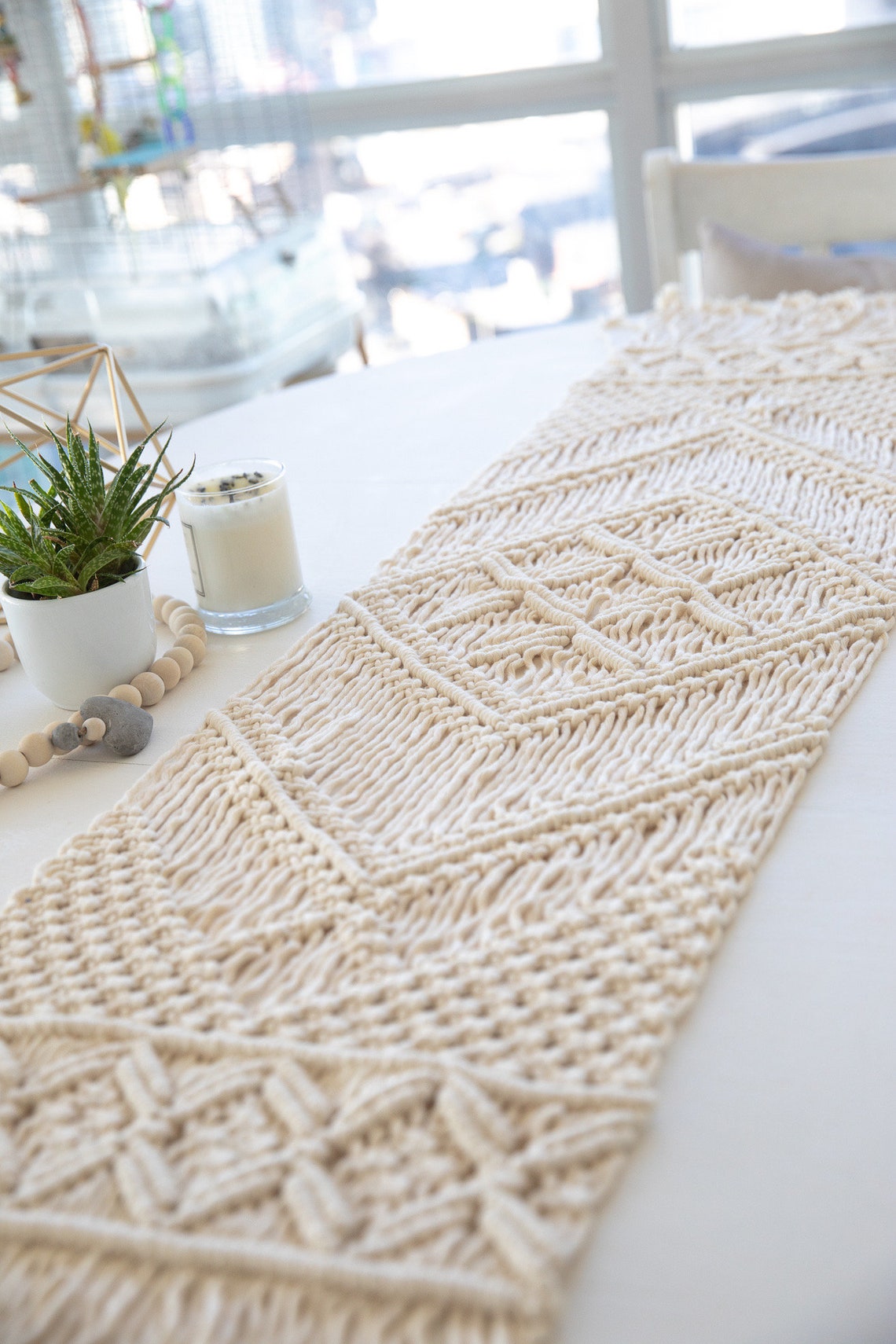 Macrame Table Runner coco - Etsy