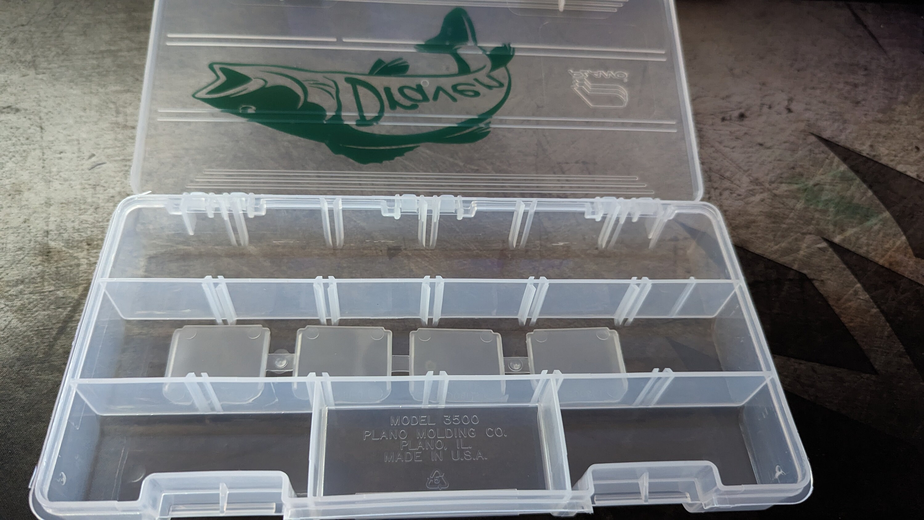 Personalized Fishing Tackle Box With Custom Vinyl Decal - Etsy