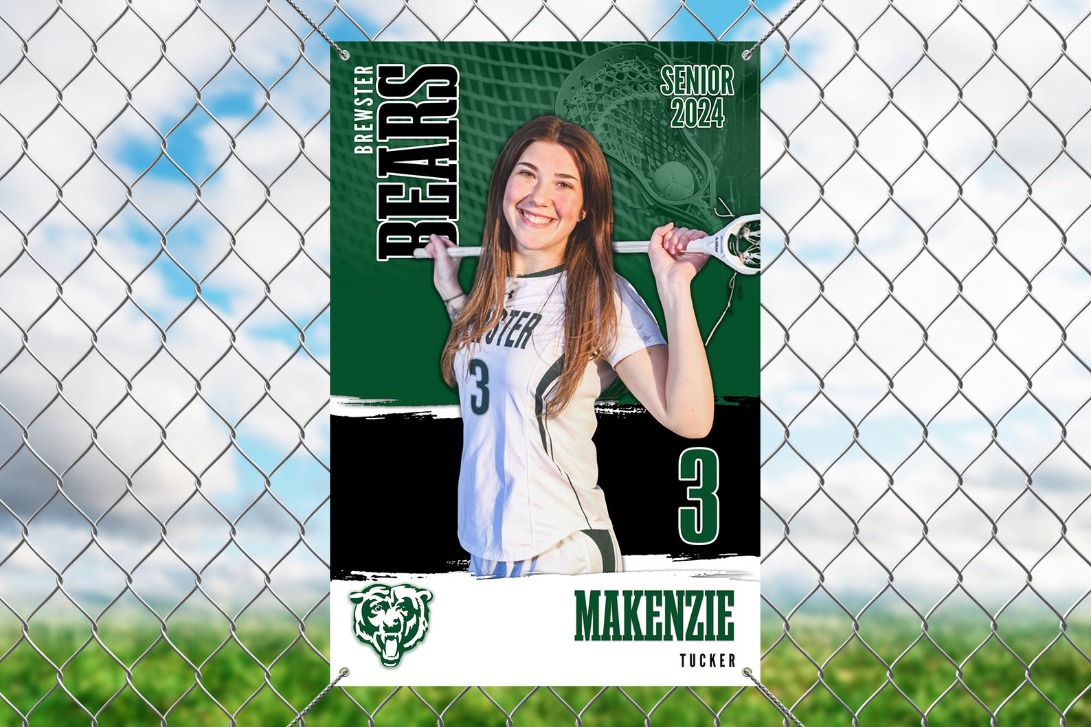 Custom Printed Senior Sports Banners, Senior Night, Senior Night Banner ...