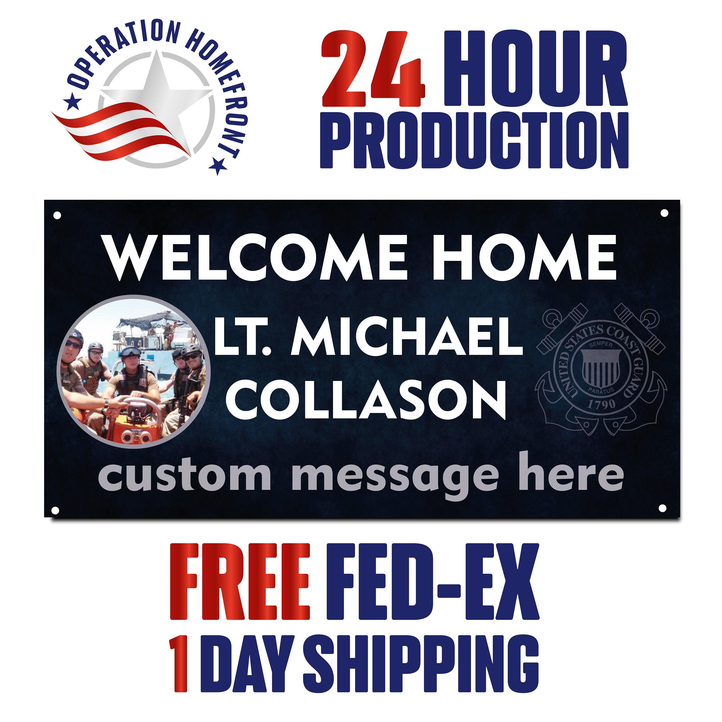 Welcome Back Banner Military