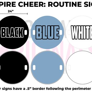 Cheer Routine Signs Cheer Competition Signs - Etsy
