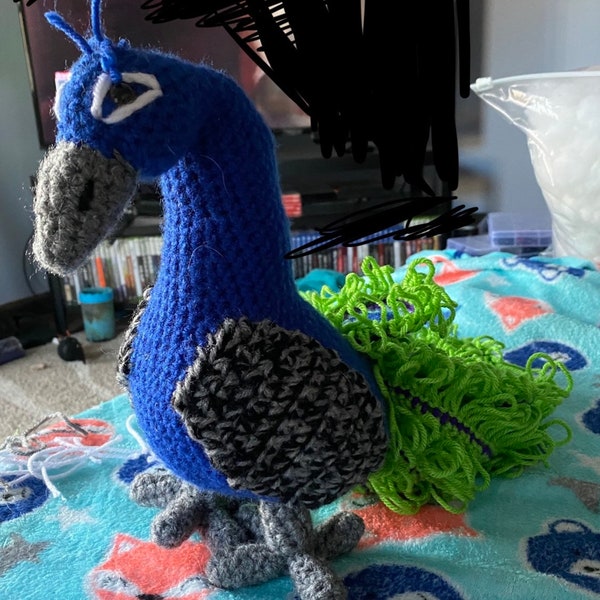 Peacock Stuffed Toy - Etsy