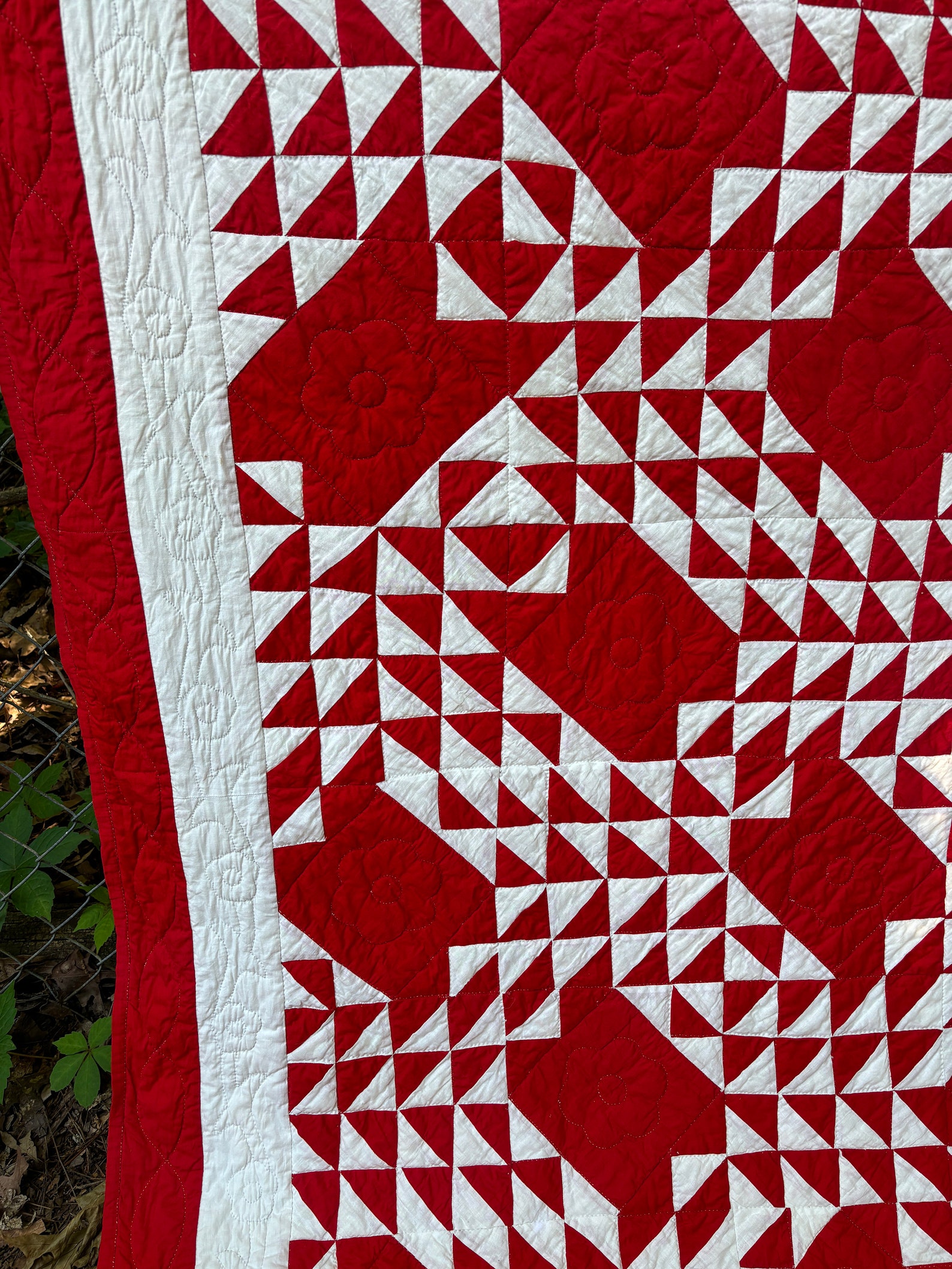 Red & White Ocean Wave Variation - Etsy