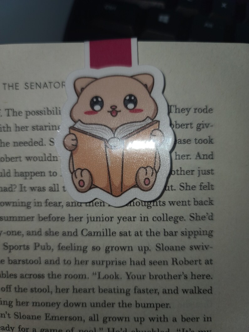 Cat Bookmarks Magnetic Bookmarks Kitty Bookmarks Cat - Etsy