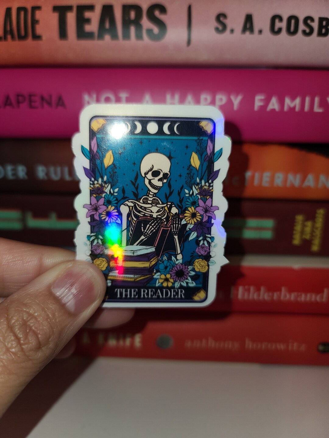 Tarot Card Stickers the Reader Tarot Tarot Card Stickers - Etsy
