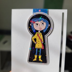 Spooky Key Bookmarks| Cute Coraline Magnetic Bookmarks| Cute Bookmarks ...