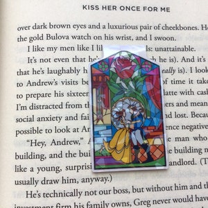 Cute Magnetic Bookmarks| Beauty and Beast | Holographic Bookmarks ...