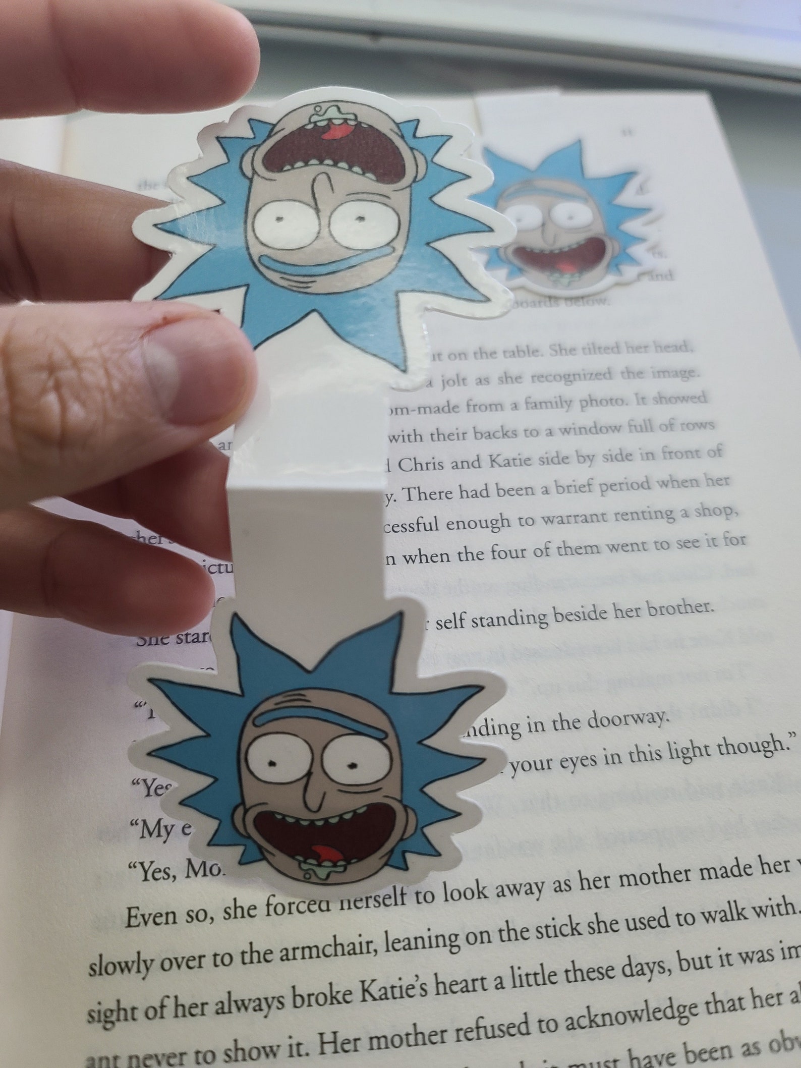 Magnetic Bookmark Rick and Morty - Etsy