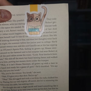 Cat Bookmarks | Magnetic Bookmarks | Kitty Bookmarks | Cat Cute ...