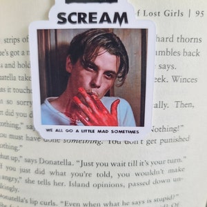 Billy Loomis Magnetic Bookmark| Ghostface | Scream Movie Bookmarks ...