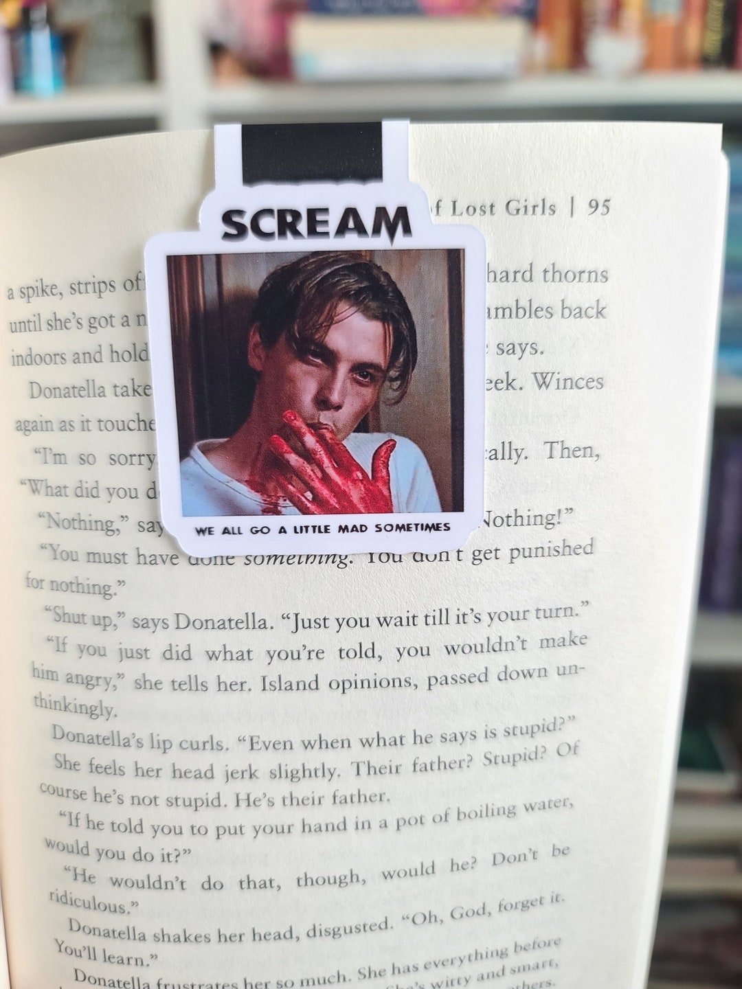 Billy Loomis Magnetic Bookmark| Ghostface | Scream Movie Bookmarks ...
