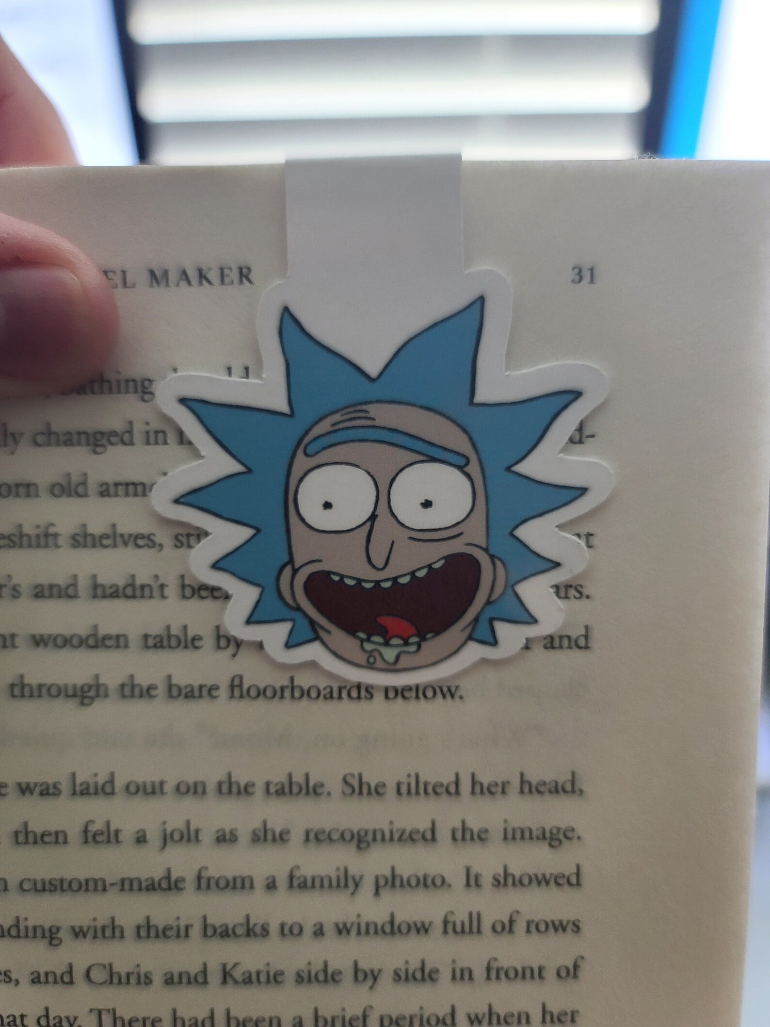 Magnetic Bookmark Rick and Morty - Etsy