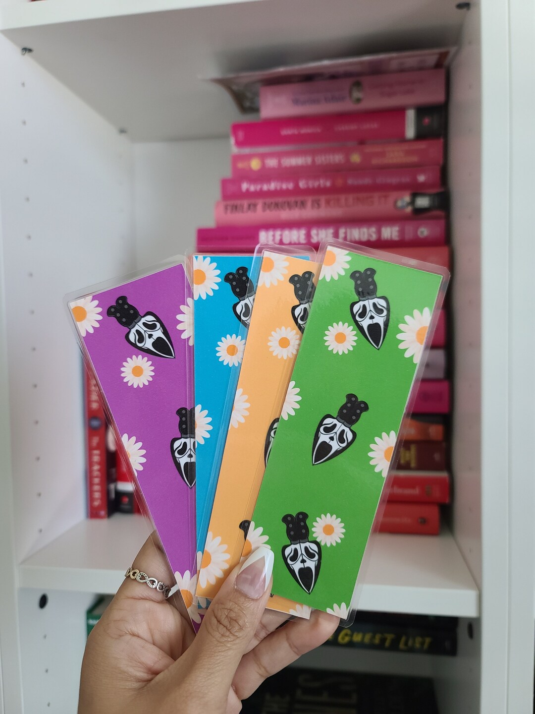 Ghostface Bookmark Collection Horror Thriller Lovers Bookmark Cardstock ...