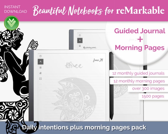 Remarkable Template Guided Journal Morning Pages | Etsy