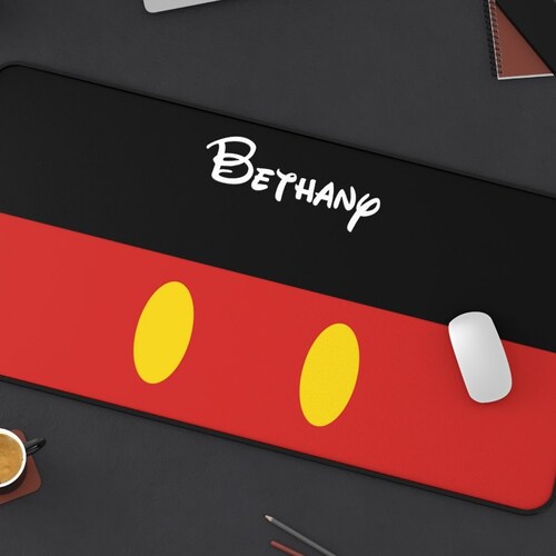 Disney Mickey Mouse Desk Mat Disney Office Decor Disney - Etsy