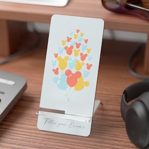 Mickey Balloons Print Smartphone Display Stand, Disney Cell Phone ...