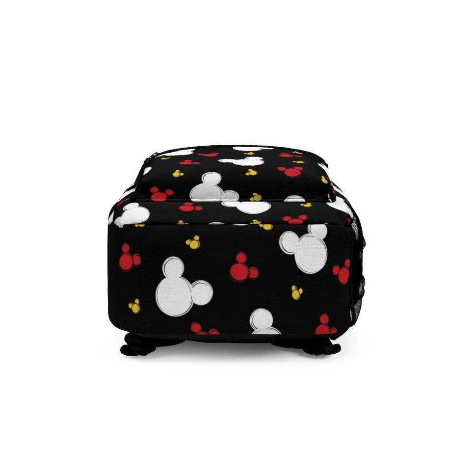 Disney Black Backpack, Disney All Over Print Backpack, Disney School ...