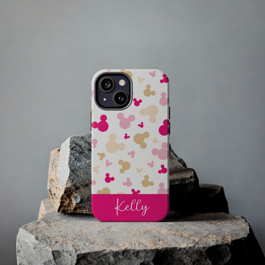 Personalized Pink Minnie Phone Case, Mickey iPhone Cover, Samsung ...