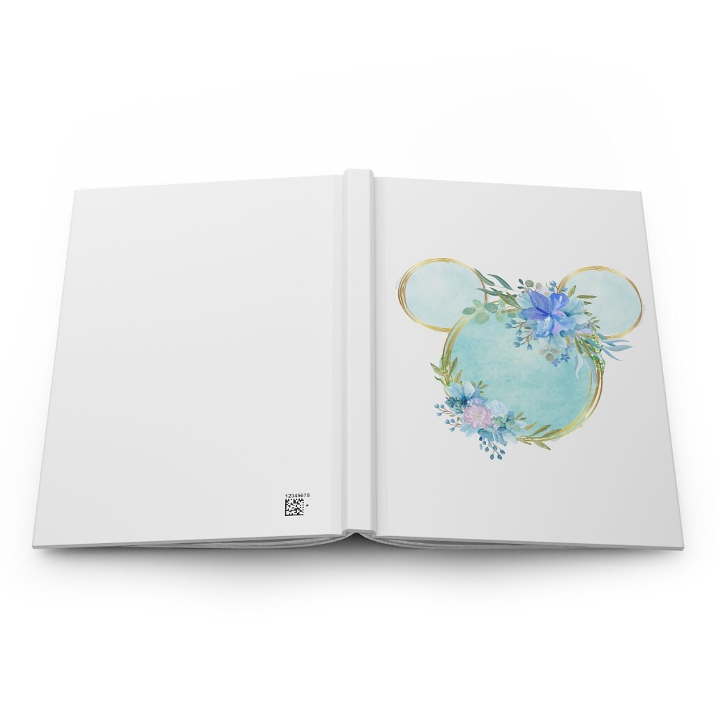 Personalised Blue Disney Journal Watercolour Notebook Disney - Etsy