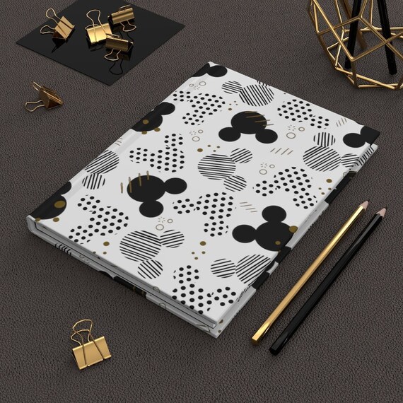 Mickey Mouse Journal Disney Hard Cover Notebook Disney - Etsy
