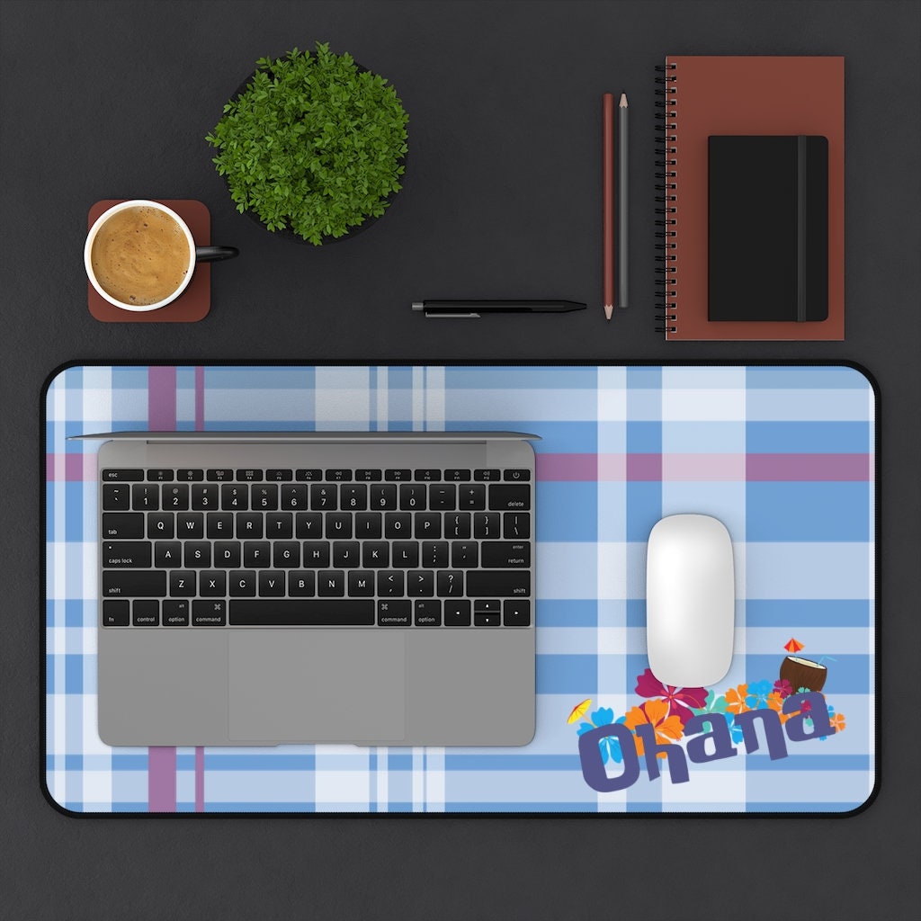 Ohana Desk Mat Lilo & Stitch Desk Mat Disney Desk Mat - Etsy UK