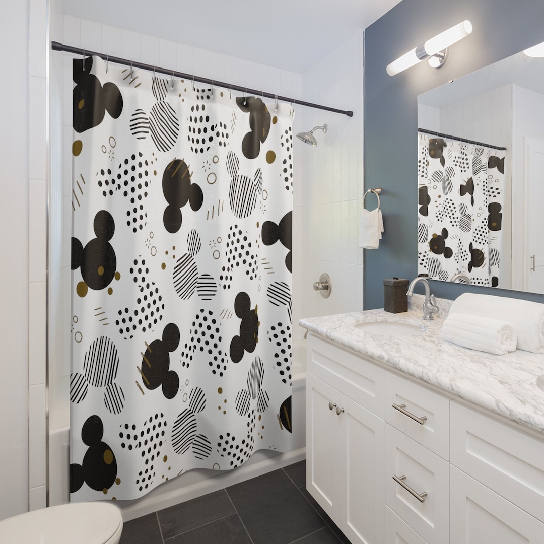 Disney Shower Curtain, Mickey Bathroom, Disney Home Décor, Mickey ...
