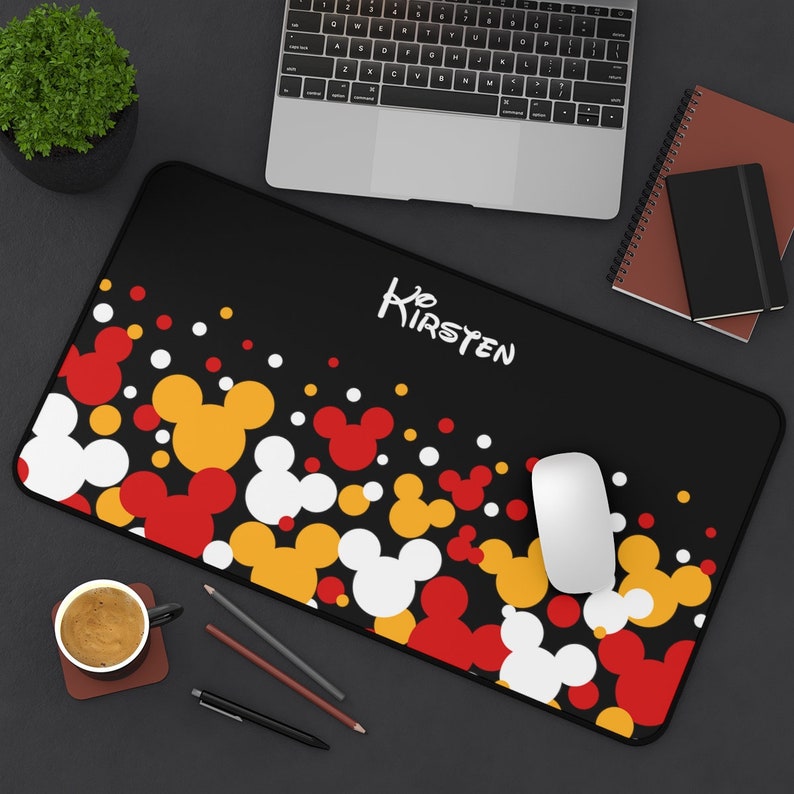 Mickey Mouse Desk Mat Disney Office Decor Disney Mouse Pad - Etsy