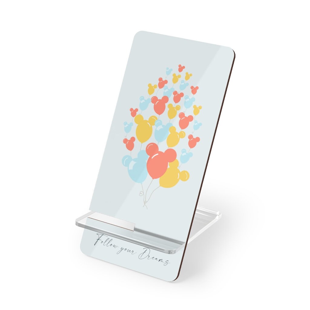 Mickey Balloons Print Smartphone Display Stand, Disney Cell Phone ...