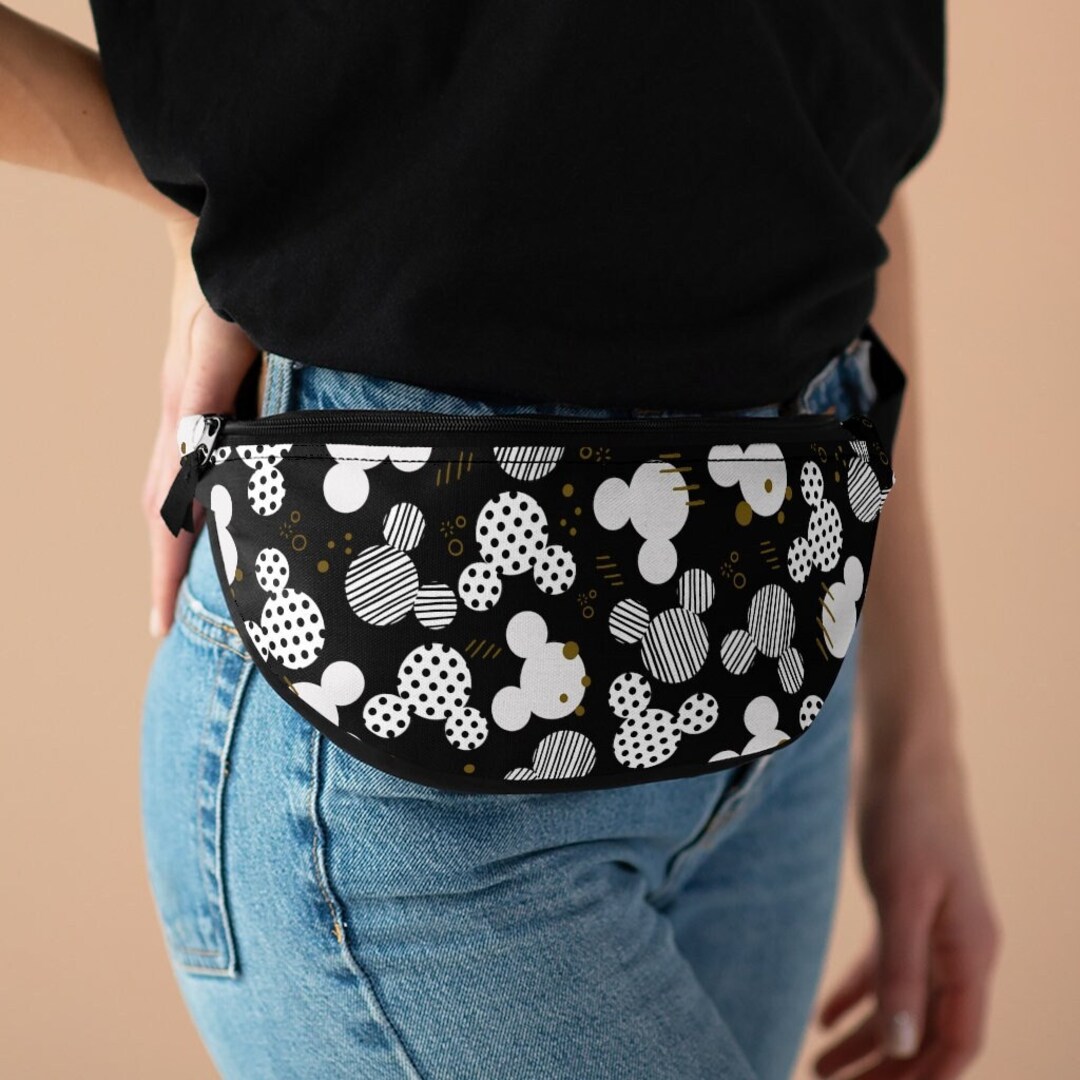 Mickey Ears Fanny Pack, Polka Dot Disney Waist Bag, Mickey Travel Bag ...