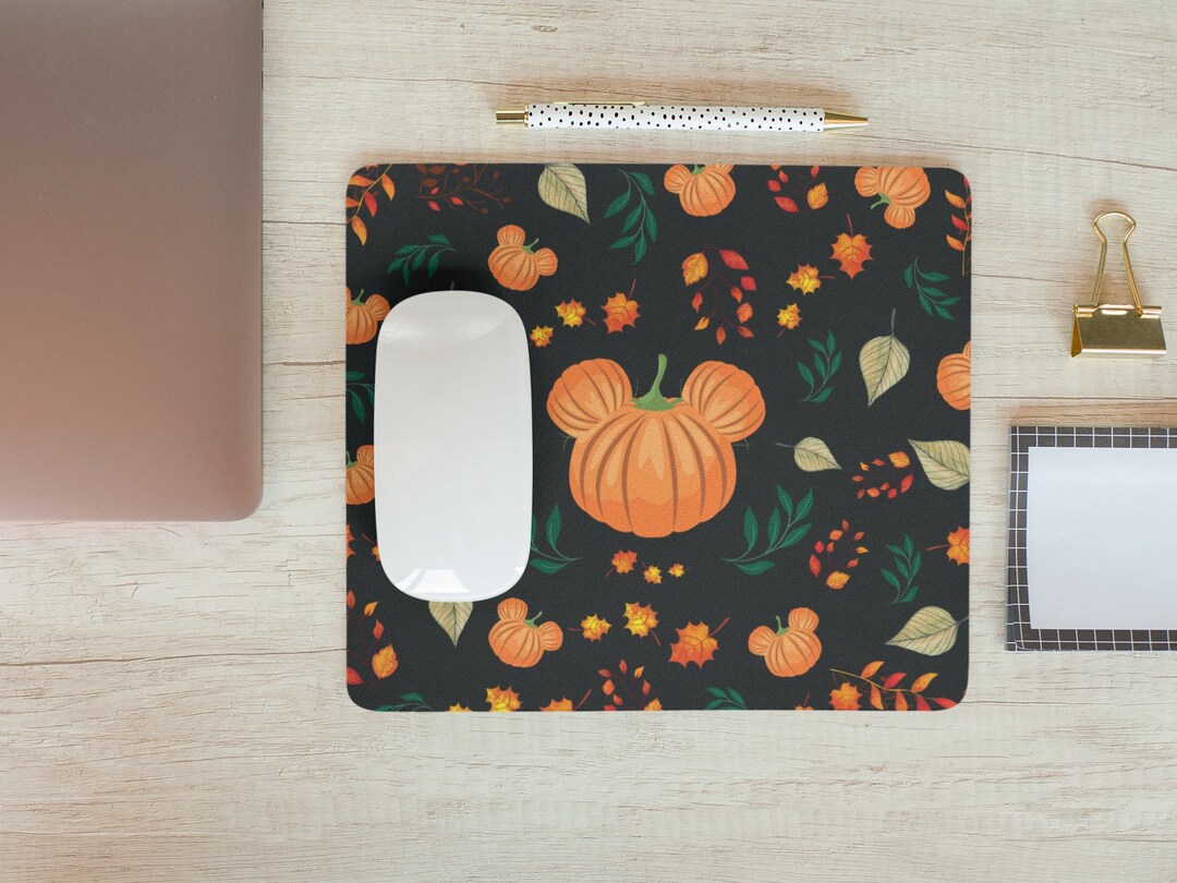 Disney Pumpkin Mouse Pad, Mickey Mouse Pad, Minnie Mouse Pad, Disney ...