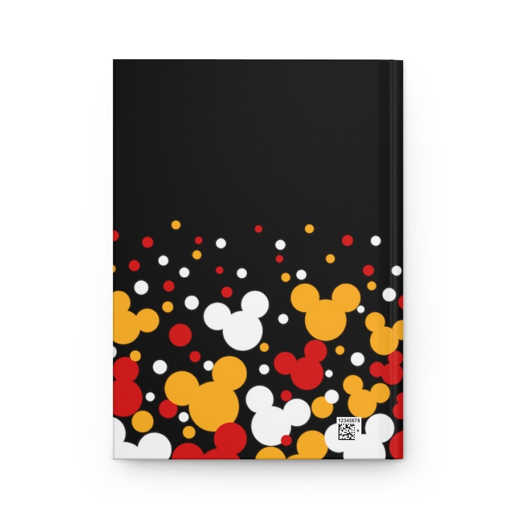 Personalized Mickey Mouse Journal, Mickey Mouse Hard Cover Notebook ...
