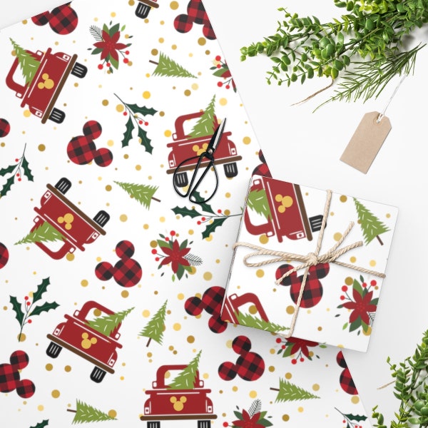 Minnie and Mickey Wrapping Paper - Etsy