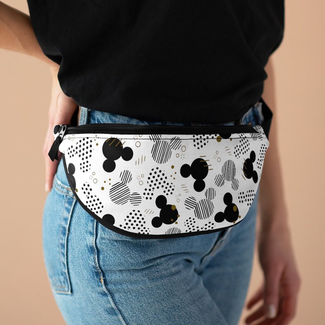 Mickey Ears Fanny Pack, Polka Dot Disney Waist Bag, Mickey Travel Bag ...
