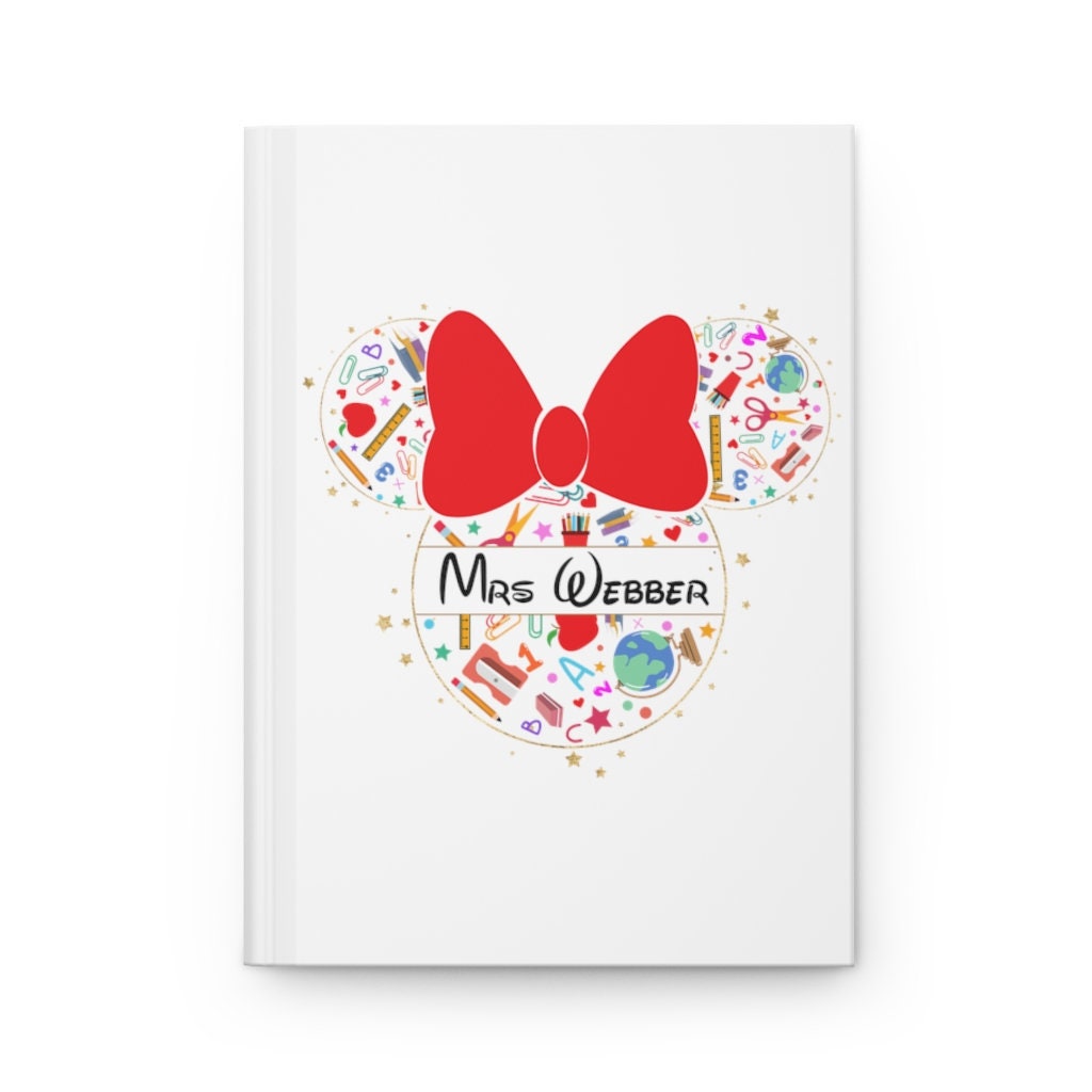 Personalized Teacher Journal Disney Notebook Disney - Etsy