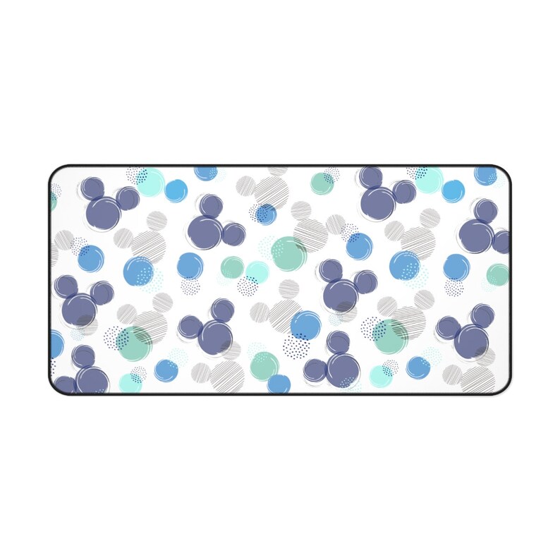 Disney Blue Polka Dots Desk Mat Disney Office Decor Disney - Etsy