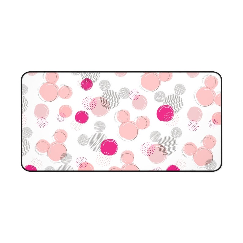 Disney Polka Dots Desk Mat Disney Office Decor Disney Mouse - Etsy