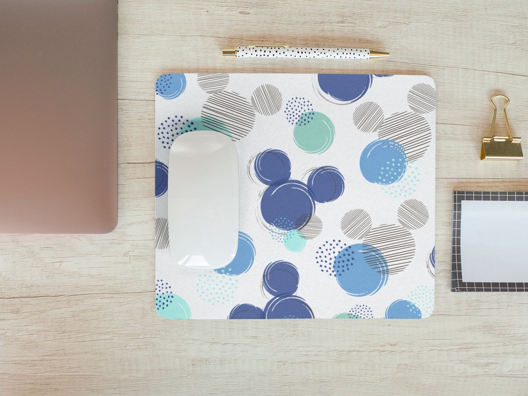 Disney Blue Polka Dots Mouse Pad, Mickey Mouse Pad, Minnie Mouse Pad ...
