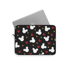 Disney Black Background Laptop Sleeve, Disney Laptop Case, Laptop Cover ...