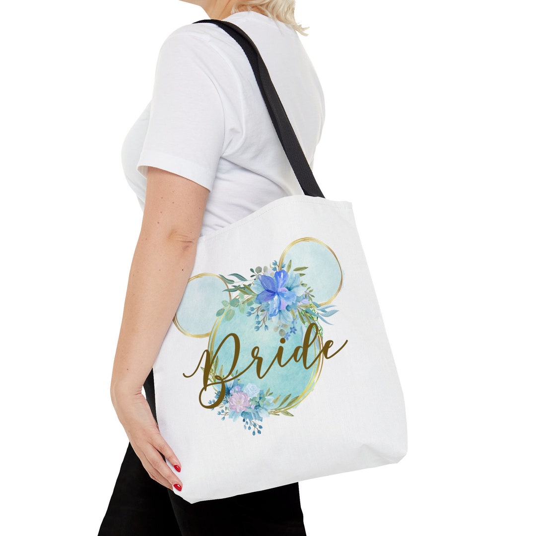 Personalised Disney Canvas Tote Bag, Mickey Ears Bag, Minnie Tote Bag ...