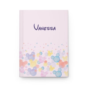 Colorful Mickey Journal, Mickey Mouse Hard Cover Notebook, Disney ...